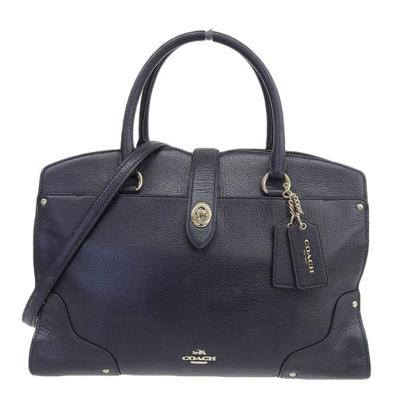 Coach | Bags | Coach Mercer Satchel 3 2way Bag Handbag Shoulder Leather ...